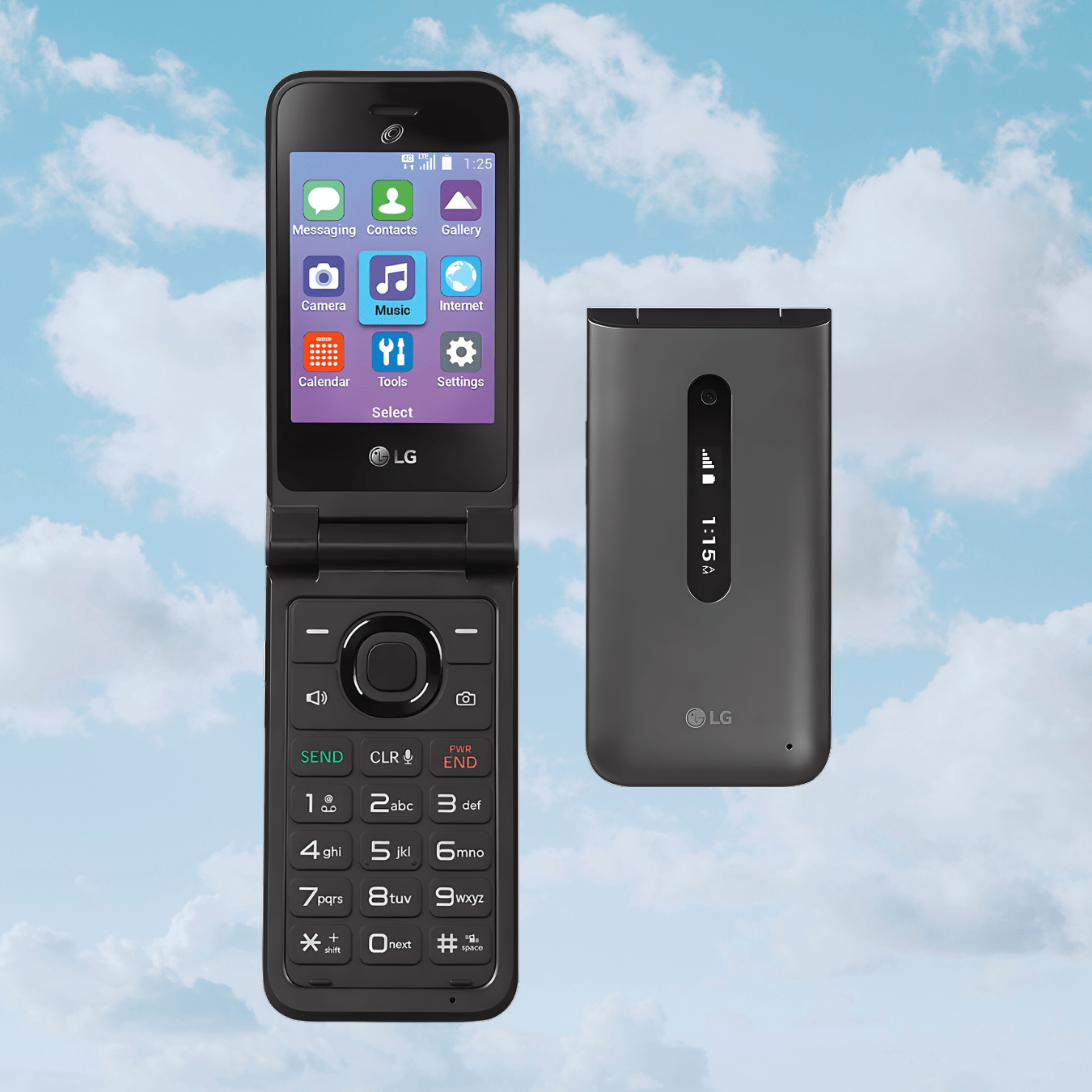 LG Classic Flip L125DL - Unlocked - Top Rated Feature Phone – Y2KPHONES